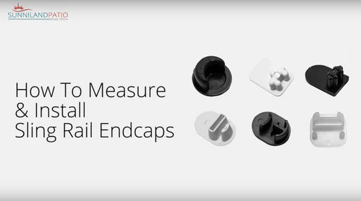 How to Measure and Install Sling Rail Endcaps – Sunniland Patio - Patio ...