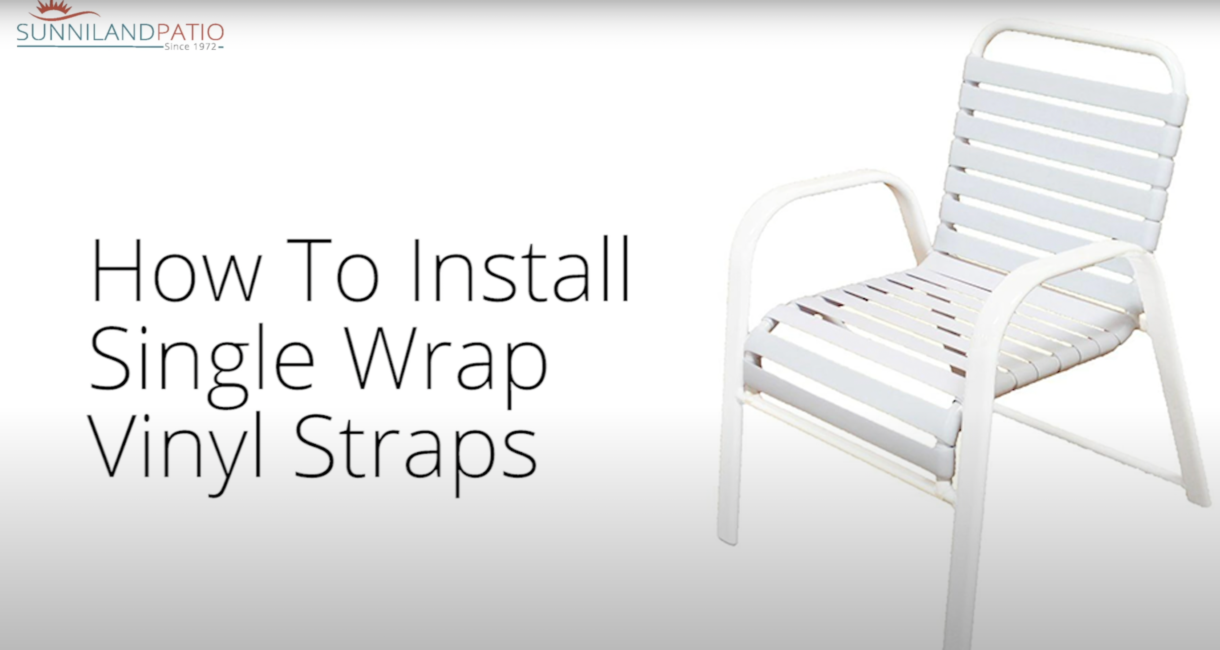 How To Install A Single Wrap Vinyl Strap – Sunniland Patio - Patio ...