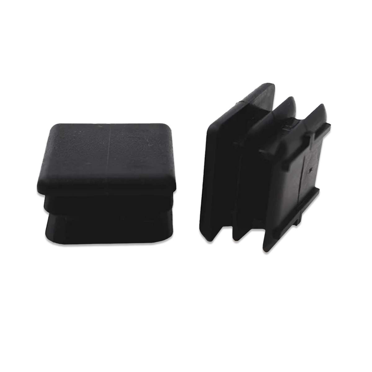 1" Square Multi-Gauge Chair Leg Insert | Black| Item 30-608B ...