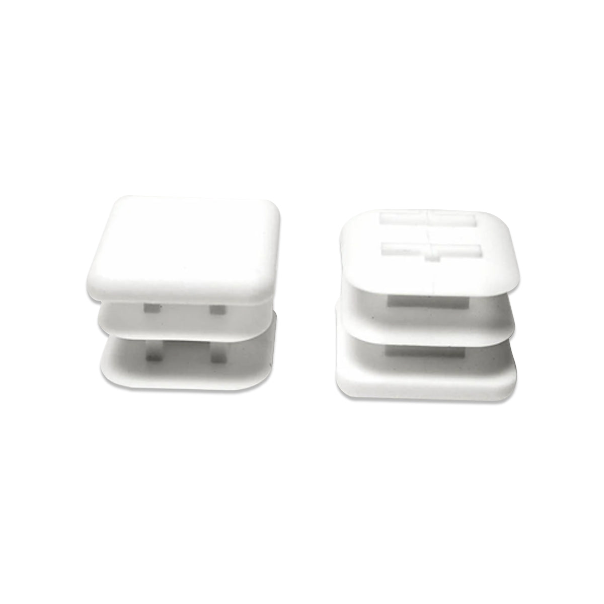 3/4" Square Multi-Gauge Chair Leg Insert | White | Item 30-621 ...