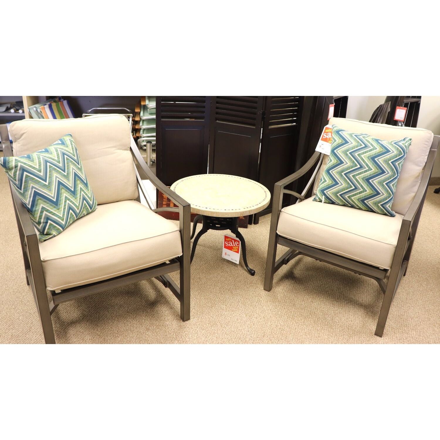 Cushion Conversation Set – Sunniland Patio - Patio Furniture in Boca Raton