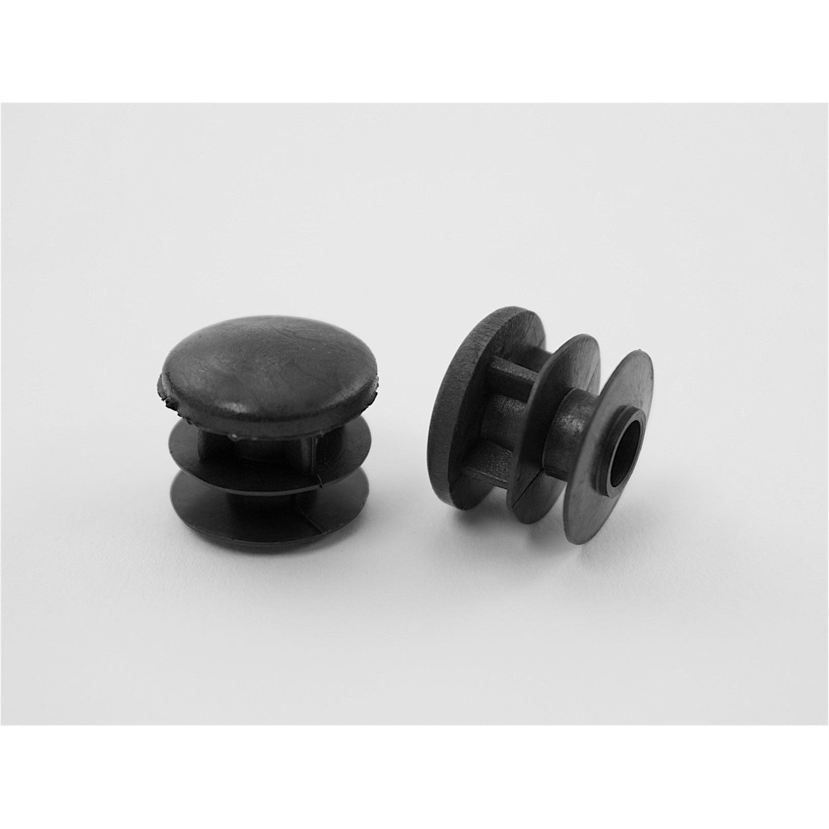 3/4" Multi-Gauge Round Chair Leg Insert | Black | Item 30-617B ...