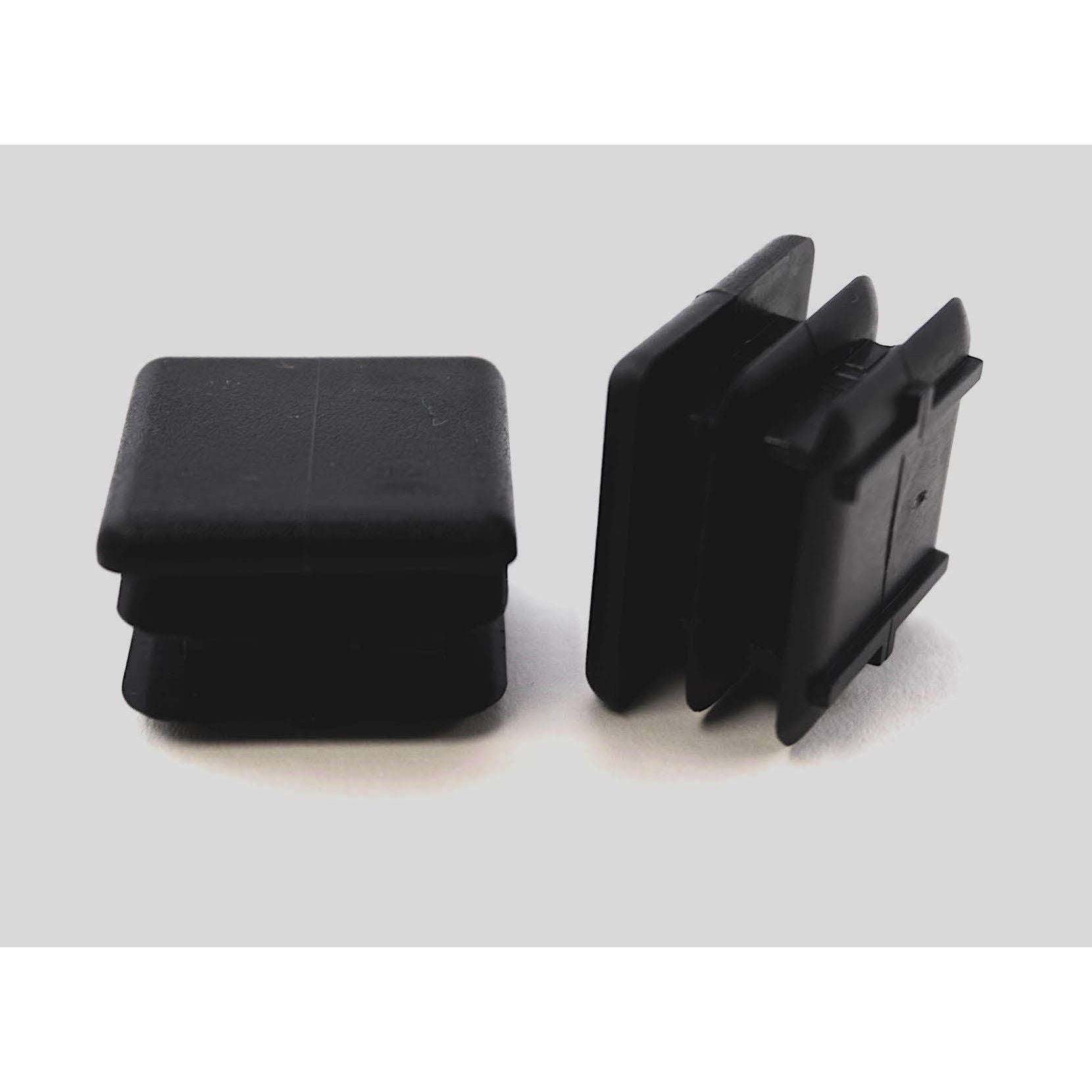 1" Square Multi-Gauge Chair Leg Insert | Black| Item 30-608B ...